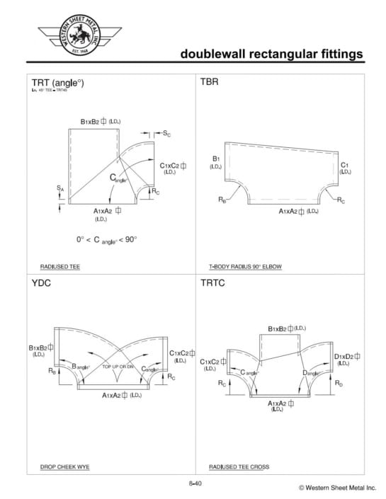 Rectangular Duct – Western Sheet Metal Inc.